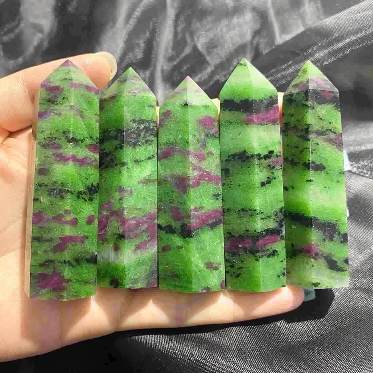 Ruby Zoisite Tower – Kenna Crystal