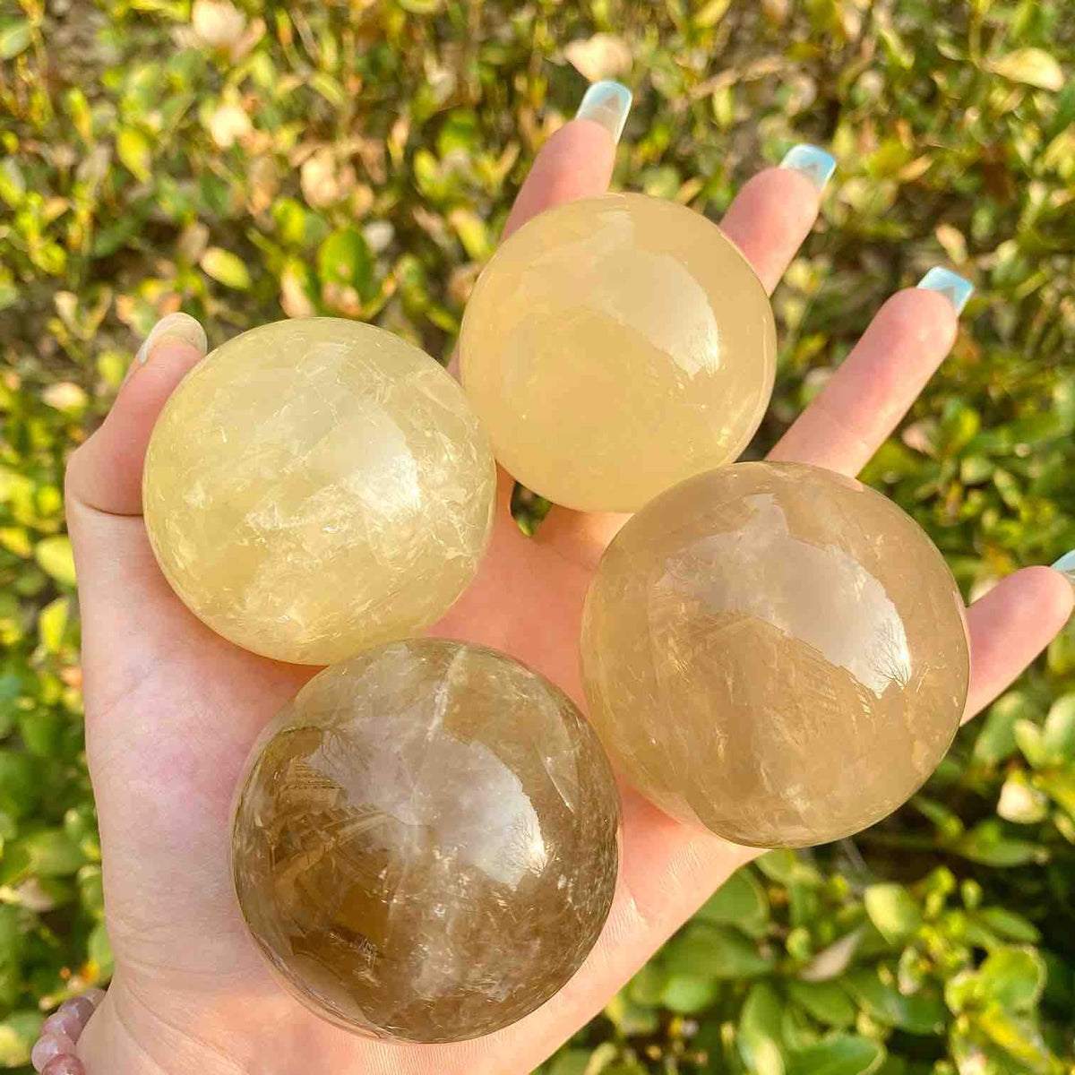 Citrine Spheres – Kenna Crystal