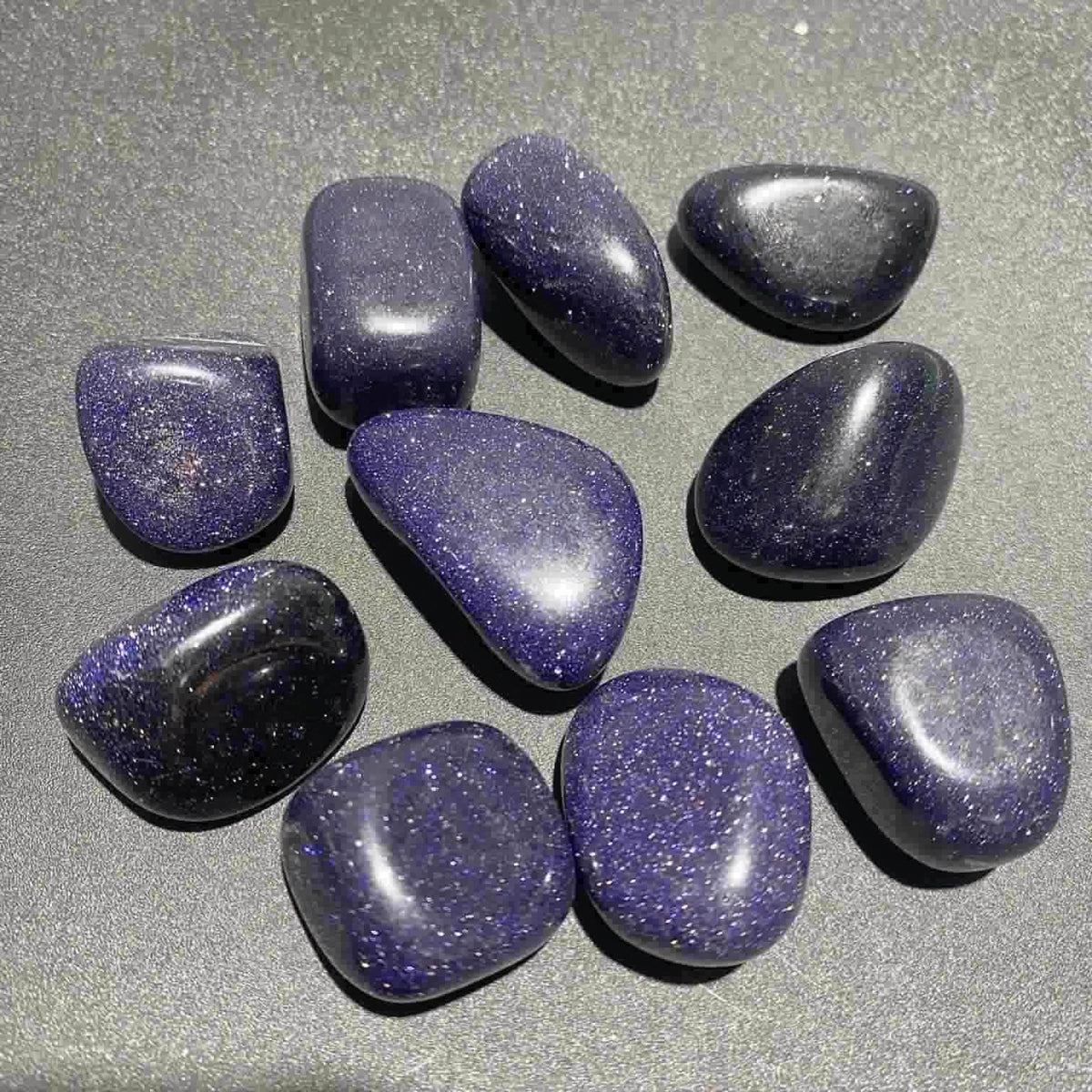 Blue Sandstone Tumble（Handmade） – Kenna Crystal
